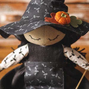 Witch Doll Pattern and Sewing Tutorial, Witch Doll Sewing Pattern ...