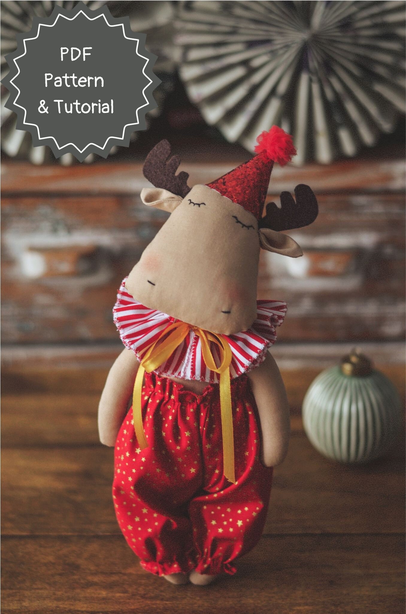 Moose Sewing Pattern Pdf and Sewing Tutorial - Etsy UK