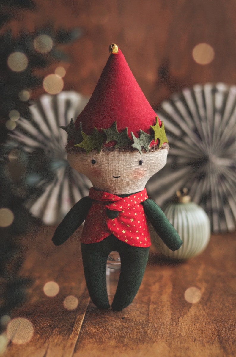 Two Elves Patterns to Sew, Elf Pattern, Christmas Elf Template ...