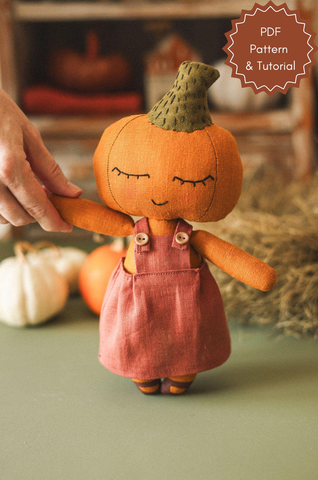 Pumpkin Doll Sewing Pattern, Dolls Patterns - Etsy