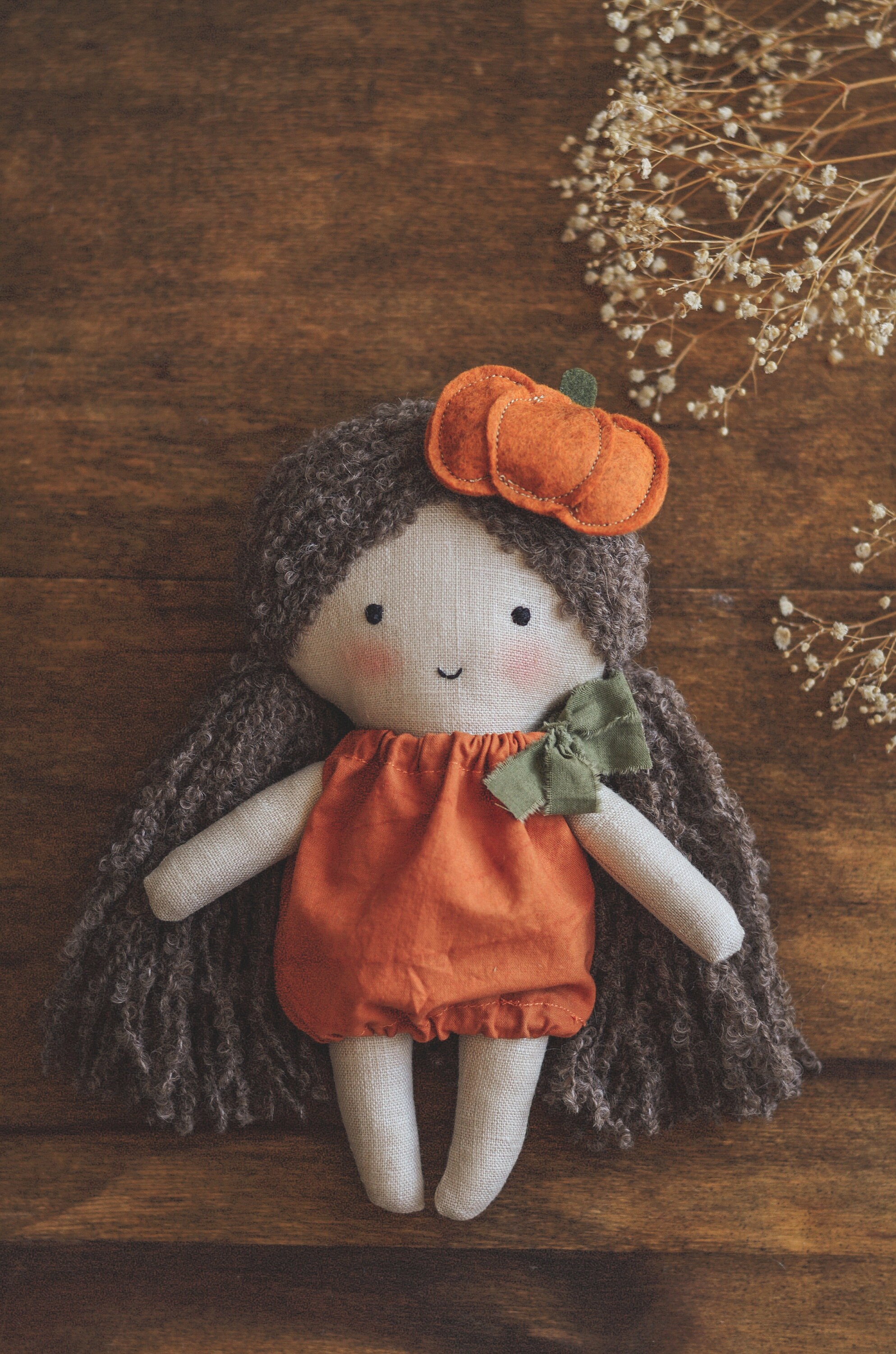 Pumpkin Doll Sewing Pattern, Pampkin Doll Pattern, Pumpkin Dolls ...