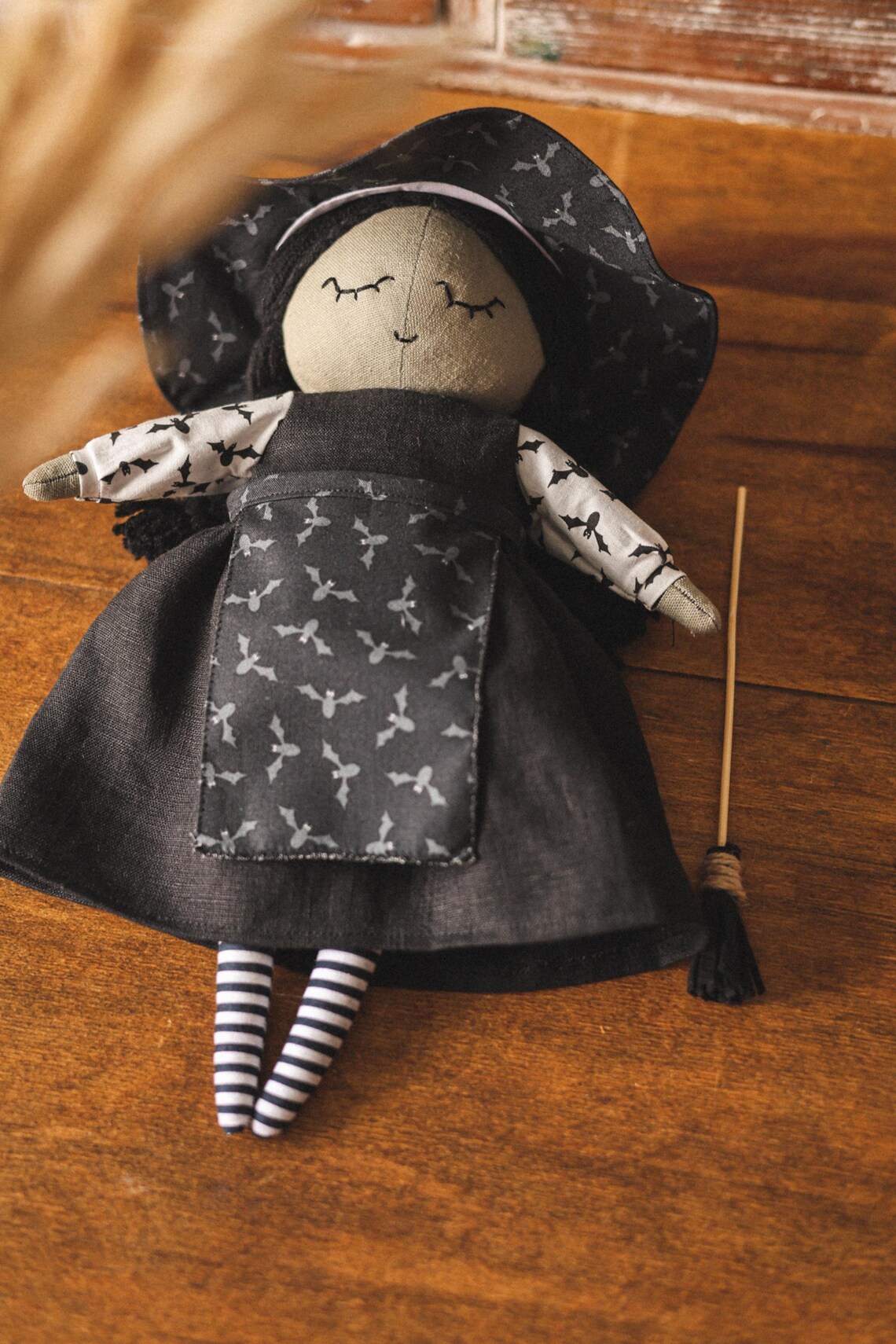 Witch Doll Pattern and Sewing Tutorial, Witch Doll Sewing Pattern ...