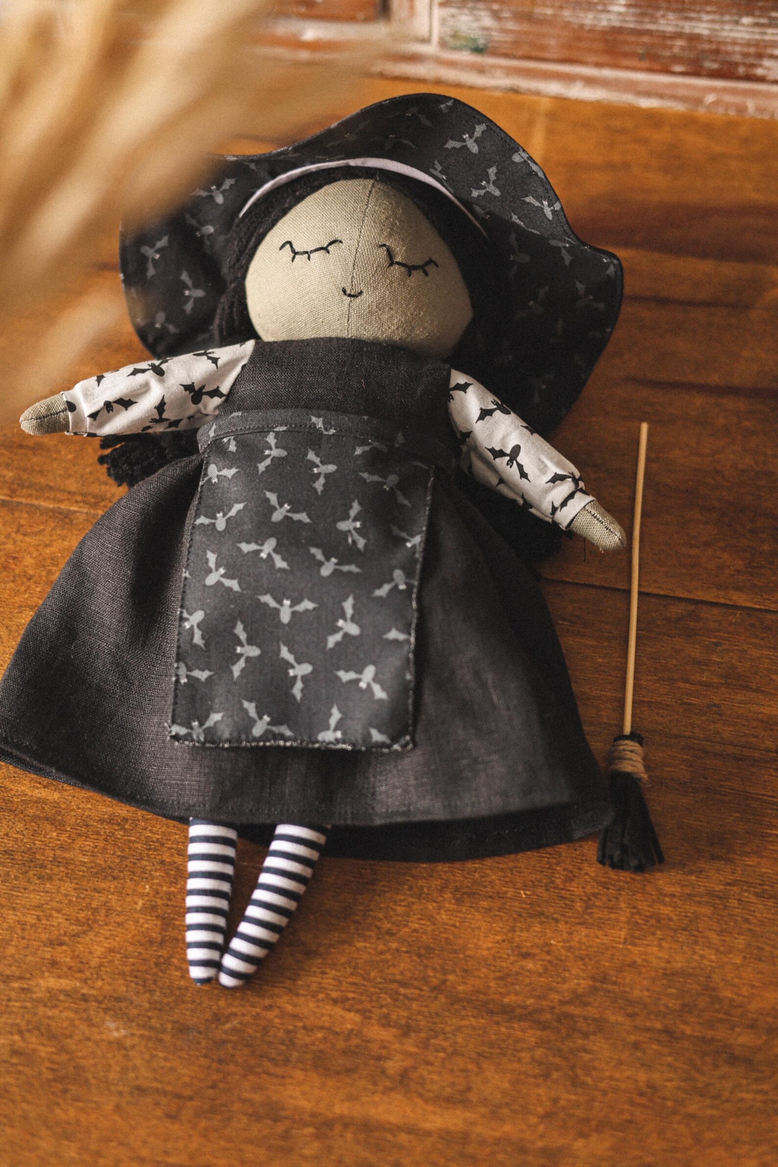 Witch Doll Pattern and Sewing Tutorial, Witch Doll Sewing Pattern ...