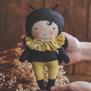 Bumble Bee Doll Sewing Pattern and Tutorial, Pdf Doll Sewing Pattern ...