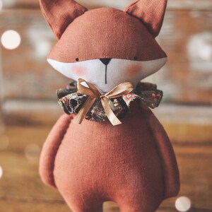 Fox Sewing Pattern and Tutorial, Fox Sewing Instructions, Handmade Fox ...