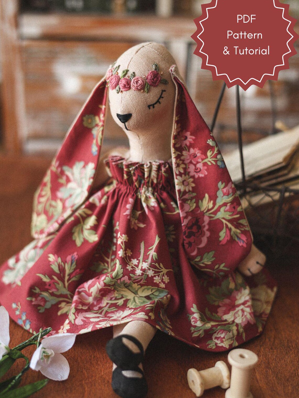 Easter Bunny Sewing Pattern & Tutorial, Bunny Doll (PDF) - Etsy