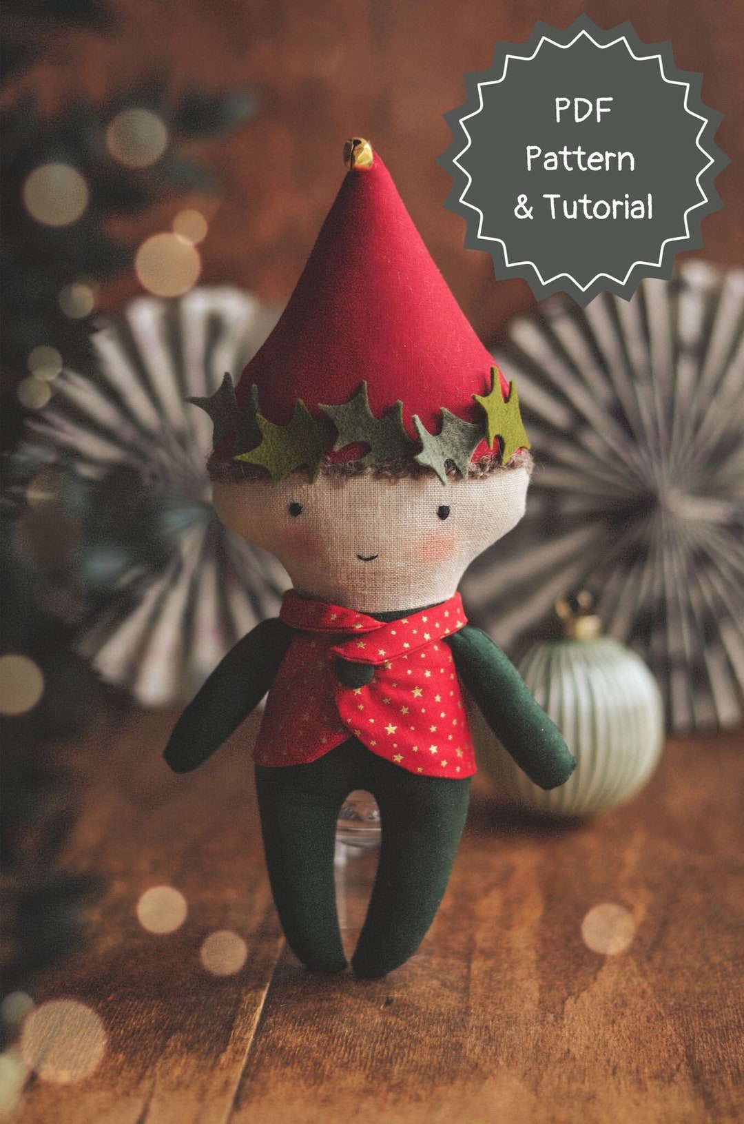 Christmas Gnome Pattern - Gnome Sewing Pattern - Gnome Sew Patterns ...