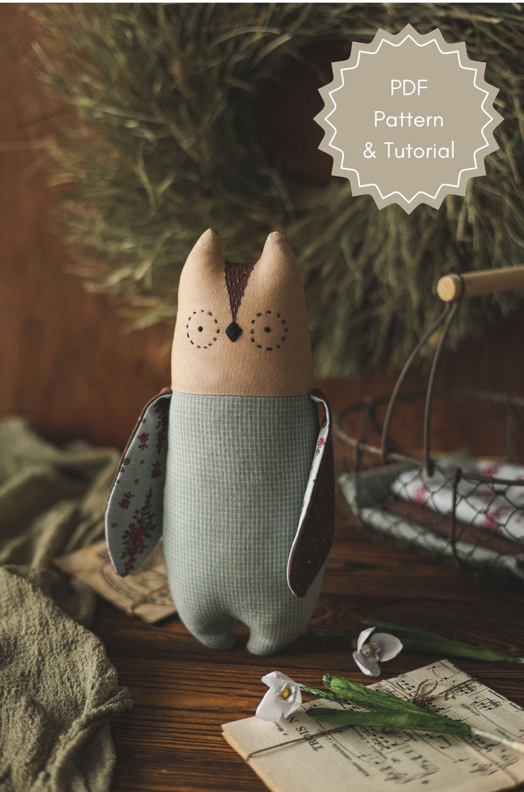Owl Sewing Pattern and Tutorial, Owl Making Pattern Pdf - Etsy