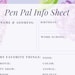 New Printable Penpal Info Sheet/ Intro Sheet ***digital PDF Download ...
