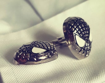 Spiderman Cufflinks | Etsy