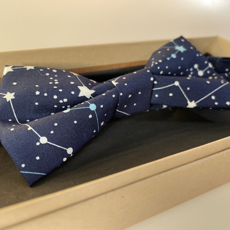 Constellation Stars Handmade Men's Bow-tie With Adjustable Clasp and ...