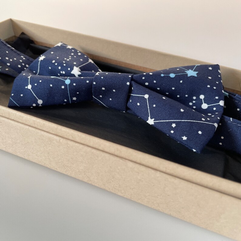 Constellation Stars Handmade Men's Bow-tie With Adjustable Clasp and ...