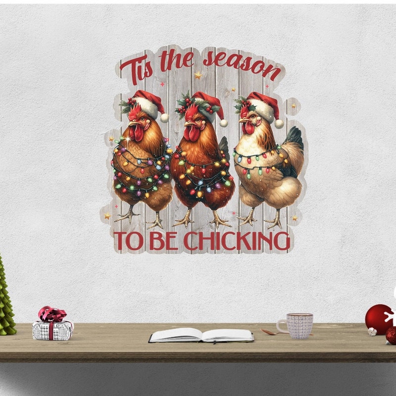 Christmas Wall Decal - Etsy