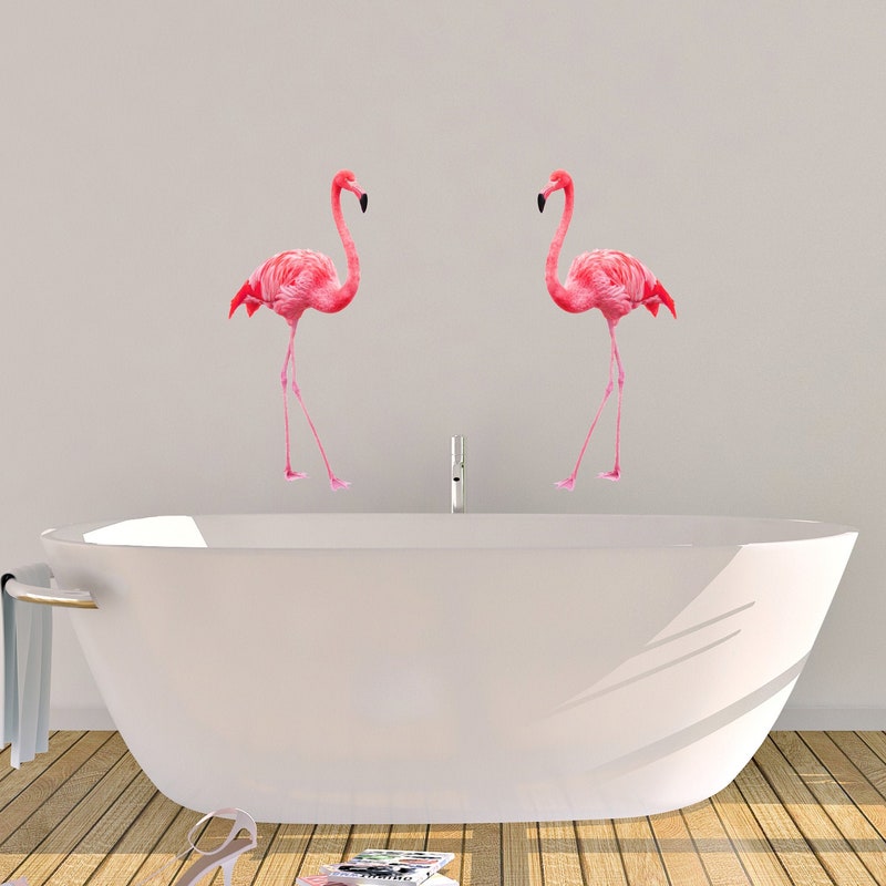 Flamingo Wall Decals - Etsy