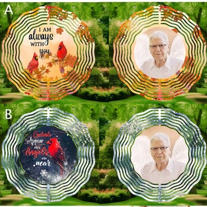 Remembrance/memorial Gift/tribute Spinner/keepsake/photo Spinner/custom ...