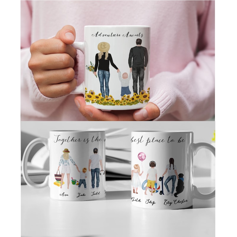 Family Mugs - Etsy