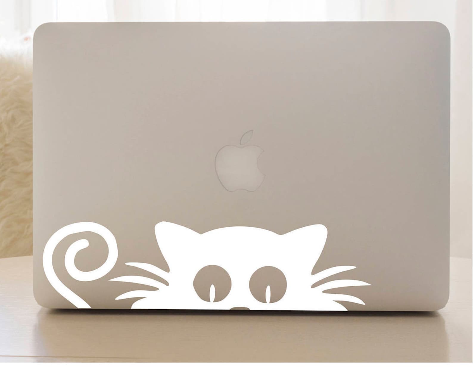 Cat Laptop Skin Cat Decal Laptop Sticker Window Sticker - Etsy