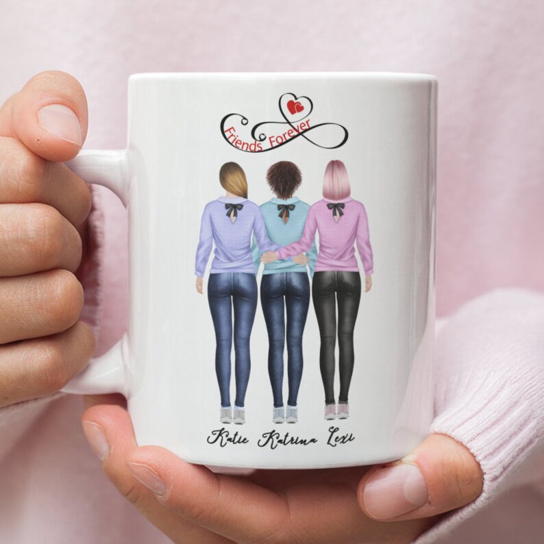 Best Friends Mug Coffee Mug Personalized Mugs Custom | Etsy