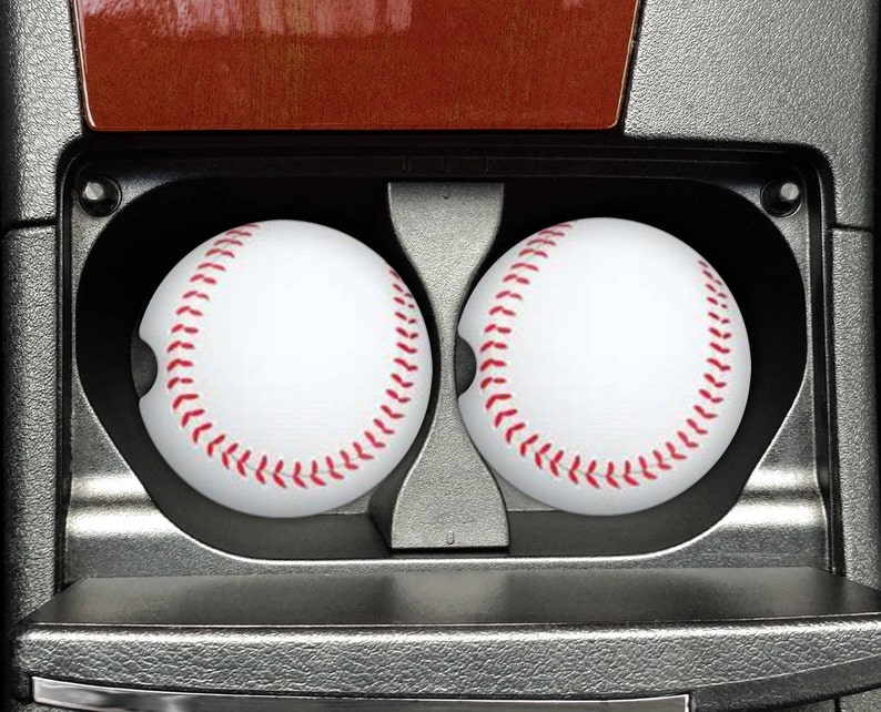 Sports Ball Car Coaster for Cup Holder Baseball Coasters - Etsy