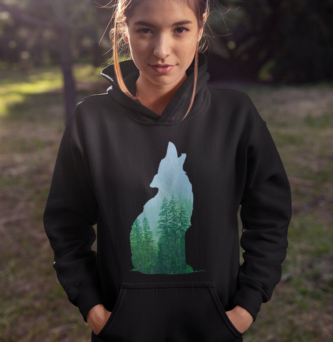 Wanderlust Shirt, Wolf Howling Spirit Shirt, Boho Clothes, Hippy ...