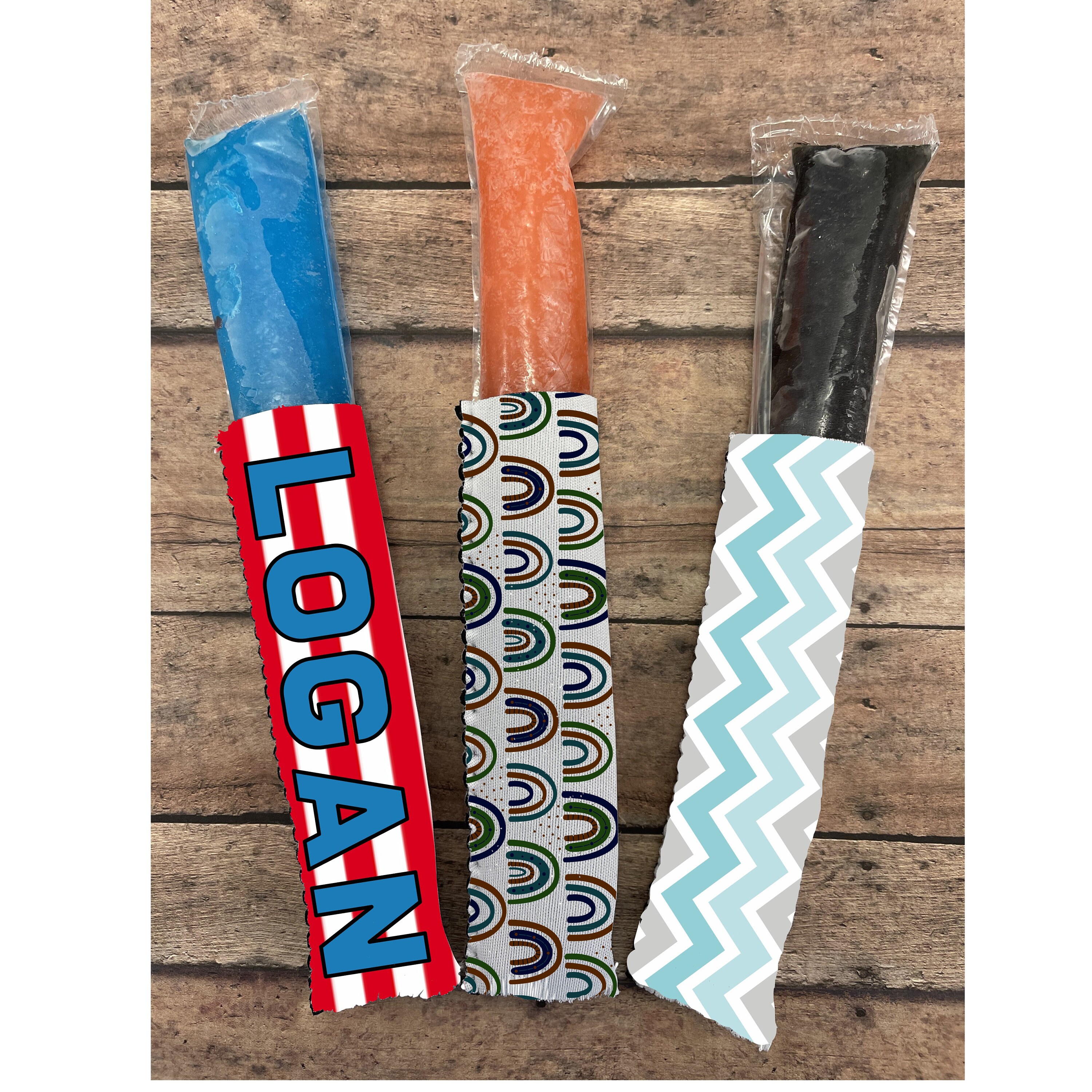 Popsicle Sleeves Kids Crafts Freezer Pop Wraps Ice Pop - Etsy