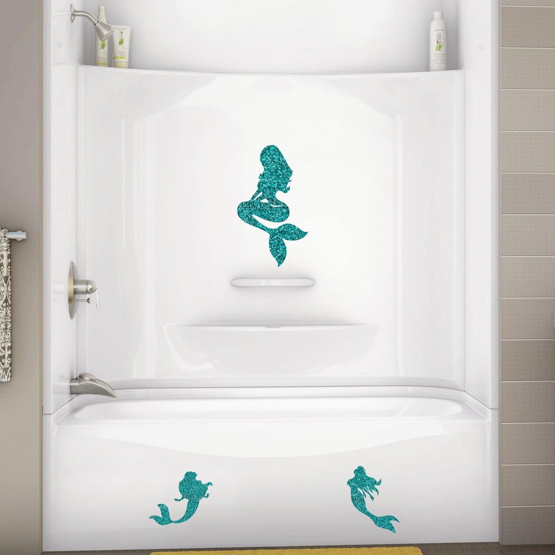 Mermaid Decals, Bathtub Decals, Shower Decals, Mermaid Tub Decals ...