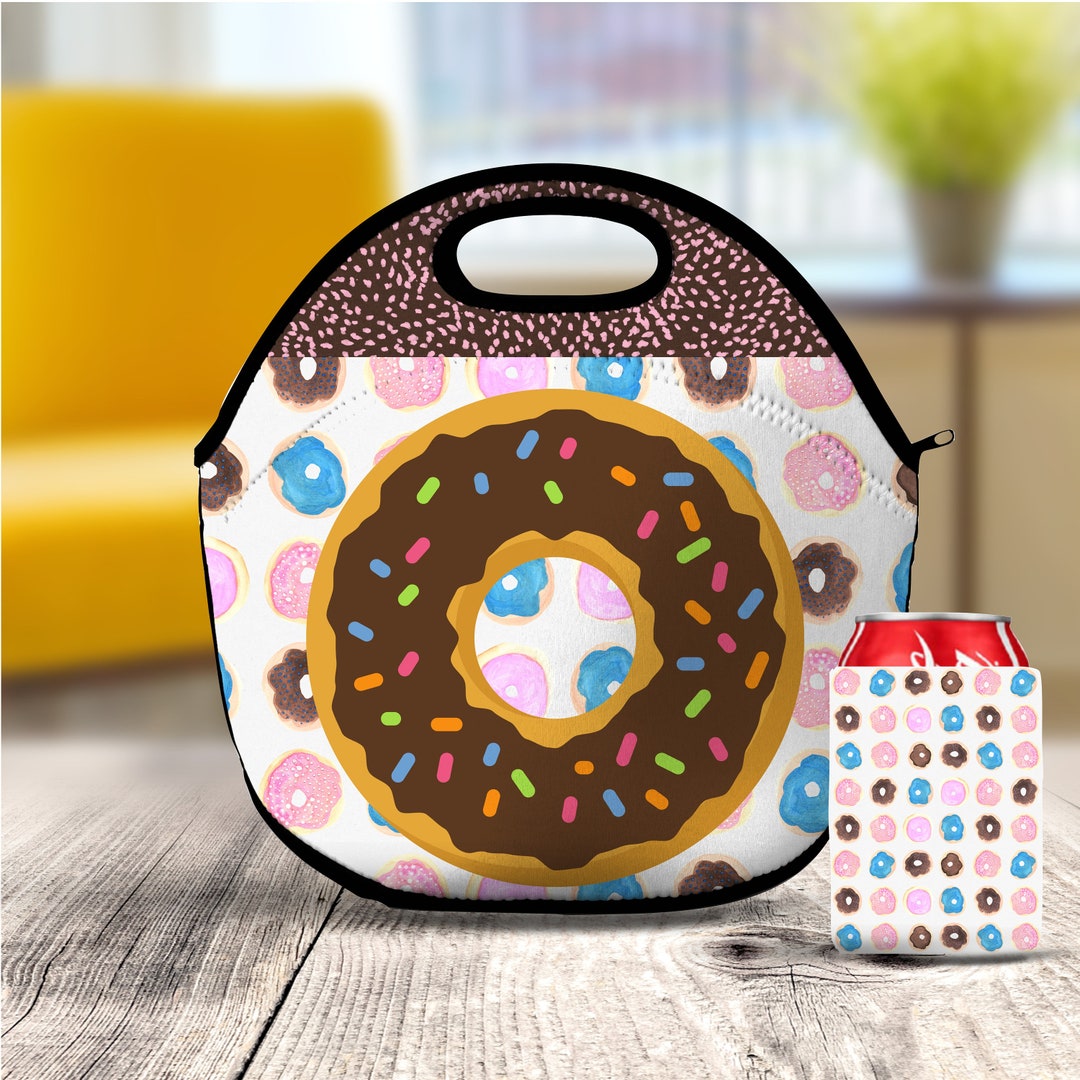 Donut Lunch Bag Lunch Box Insulated Lunch Tote Kids Lunch - Etsy