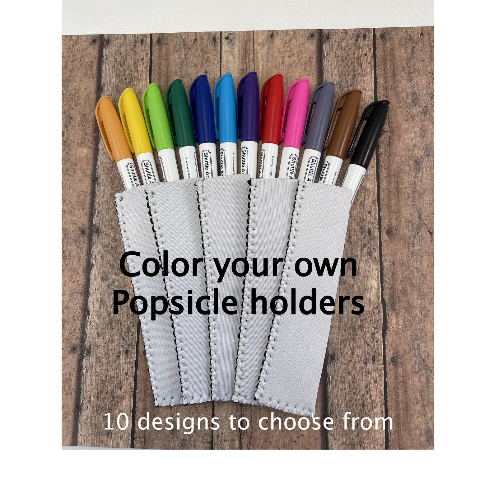 Popsicle Sleeves Kids Crafts Freezer Pop Wraps Ice Pop - Etsy