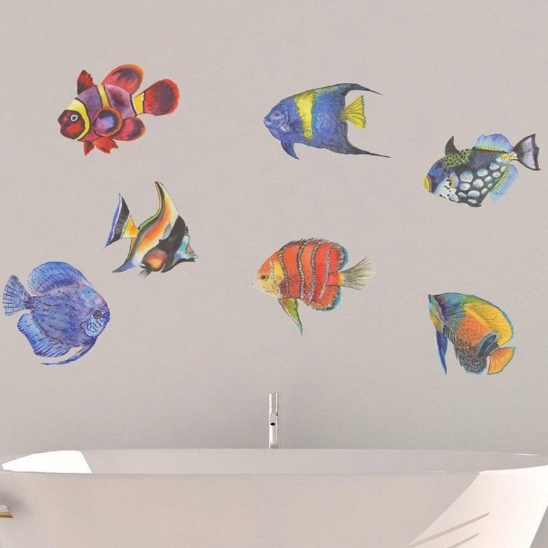 Fish Wall Decal - Etsy