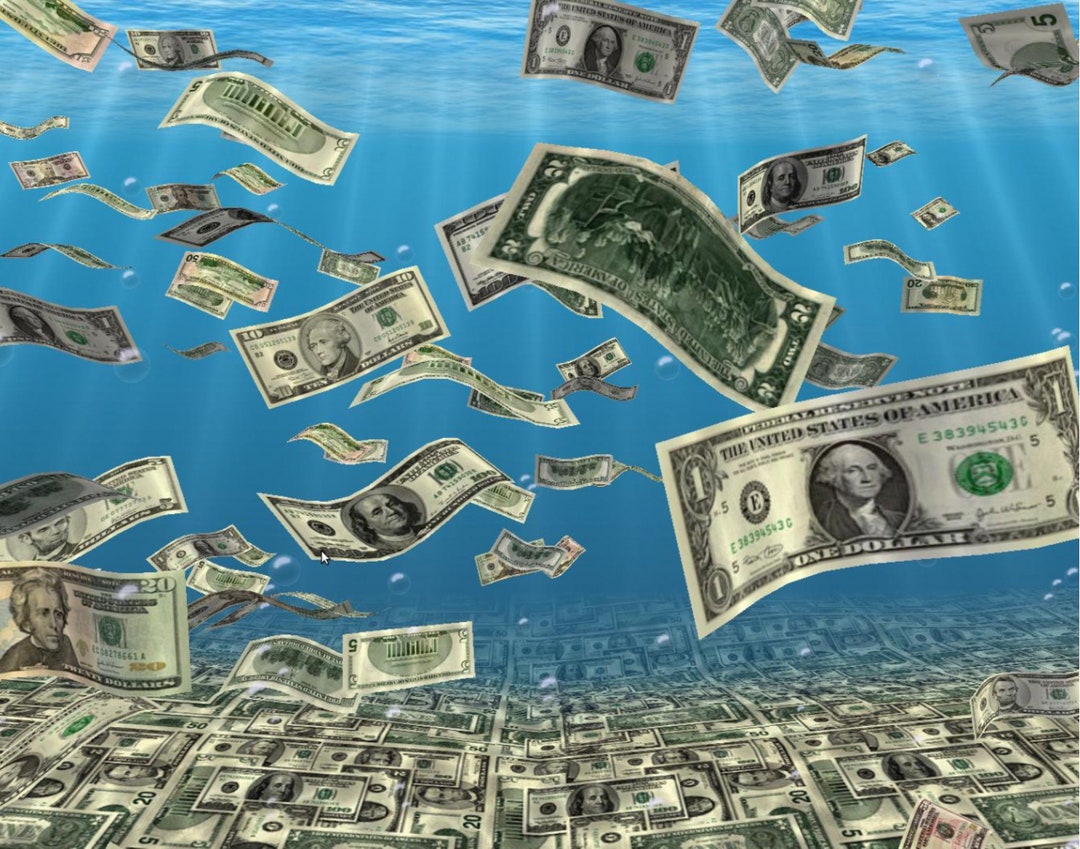 3d Money Puzzle, Floating Money, Water, Game Fun, Table Game, Family ...