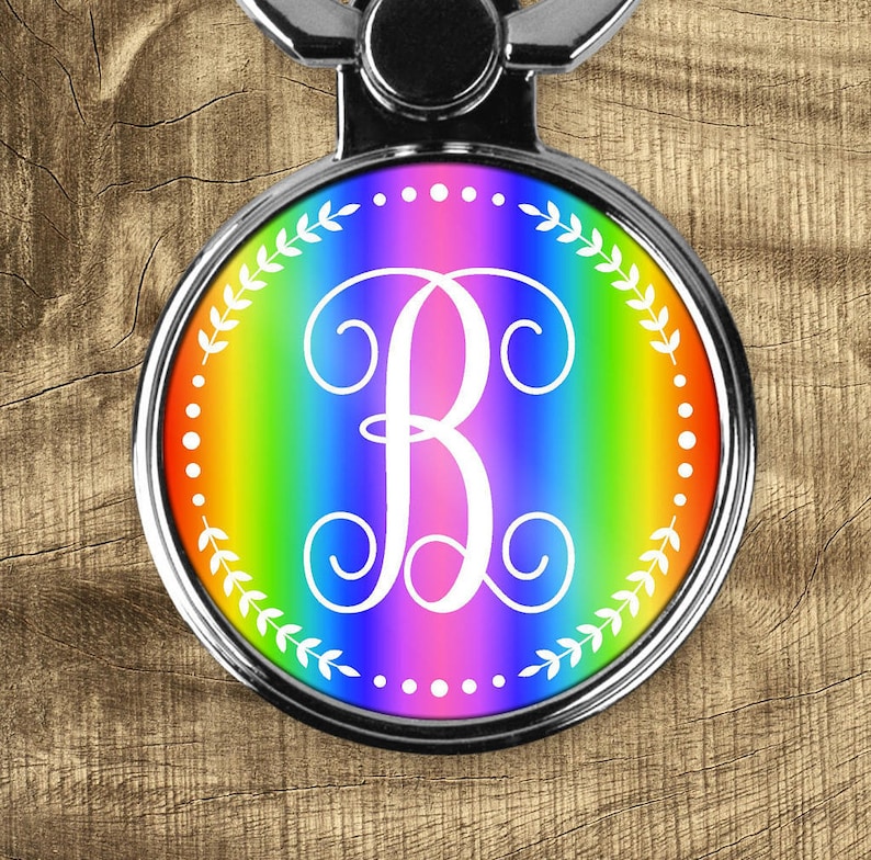 Custom Monogram Ring Phone Stand Cell Phone Kickstand Finger | Etsy