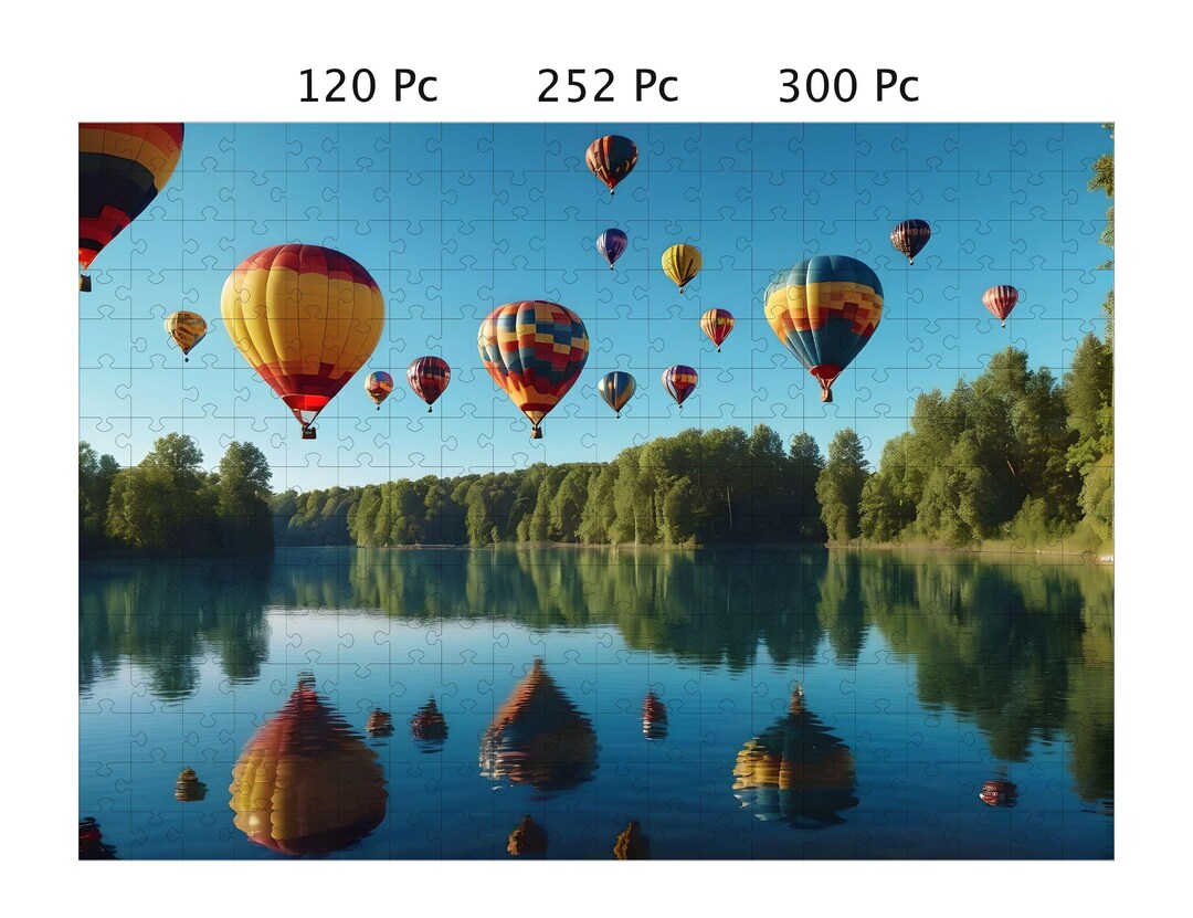 Jigsaw Puzzles, Hot Air Balloon, Family Activity, Challenging Game ...