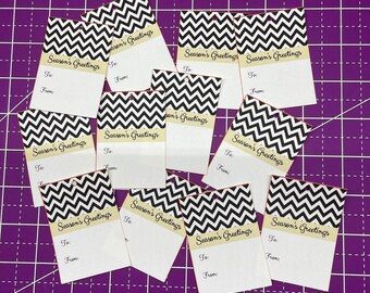 Chevron Gift Tags | Etsy