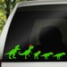 Family Car Decal, Dinosaur Car Sticker, Car Window Decal, Car Family ...