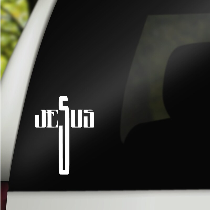 Cross Decal - Etsy