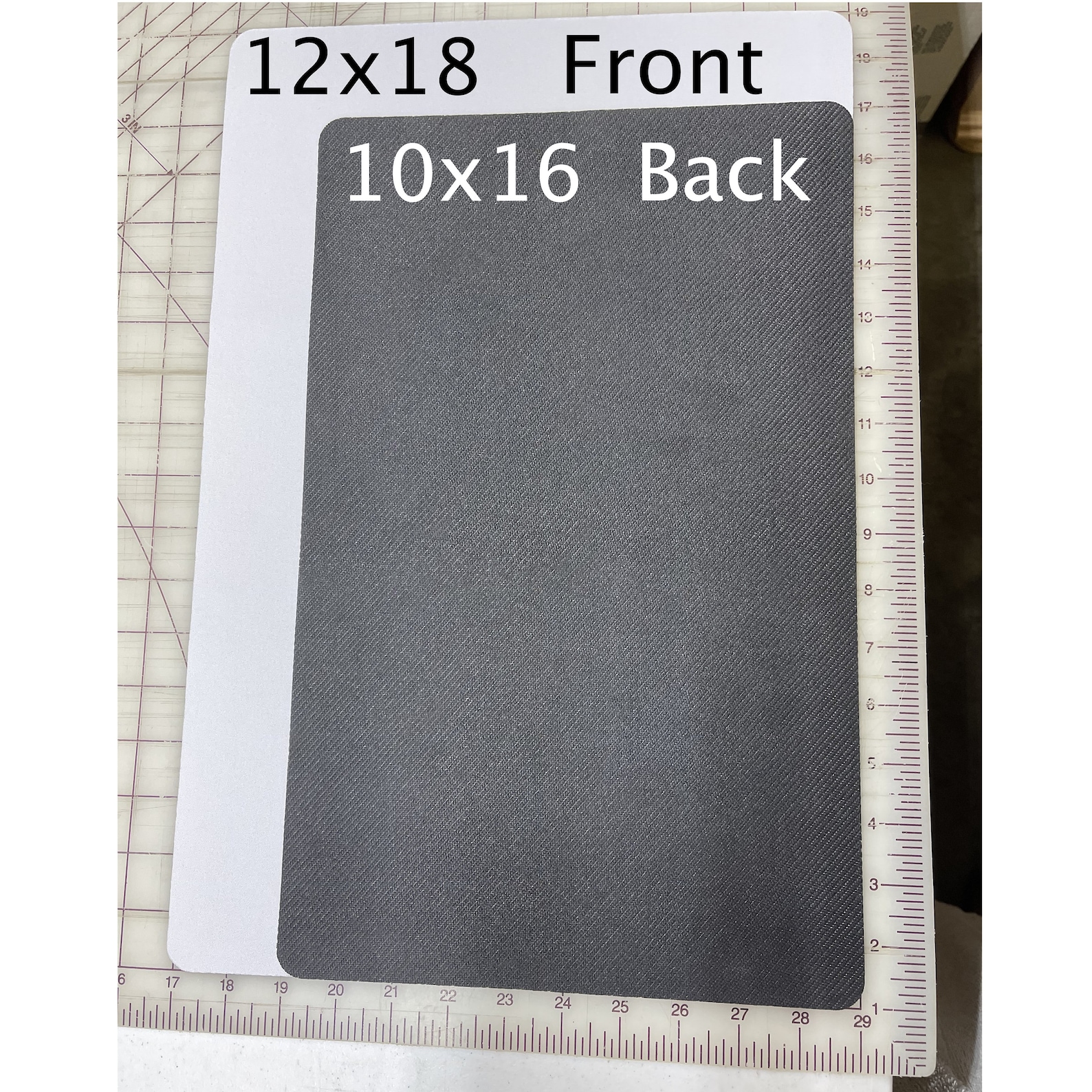 Kids Learning Placemat: Alphabet, Numbers, Shapes - Rubber Backing - Etsy