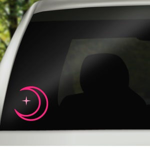 Celestial Family Car Window Decals, Sun Moon & Stars, Sun Sticker, Moon ...