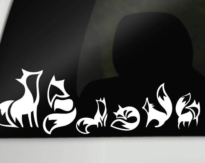 Fox Decal/vinyl Stickers& Decals for Cars/vinyl Decal/laptop Sticker ...