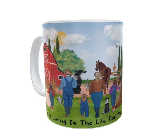 Custom Farmstead Mug Grandparents Farm Gift Ranch Mug Family Farm Mug ...