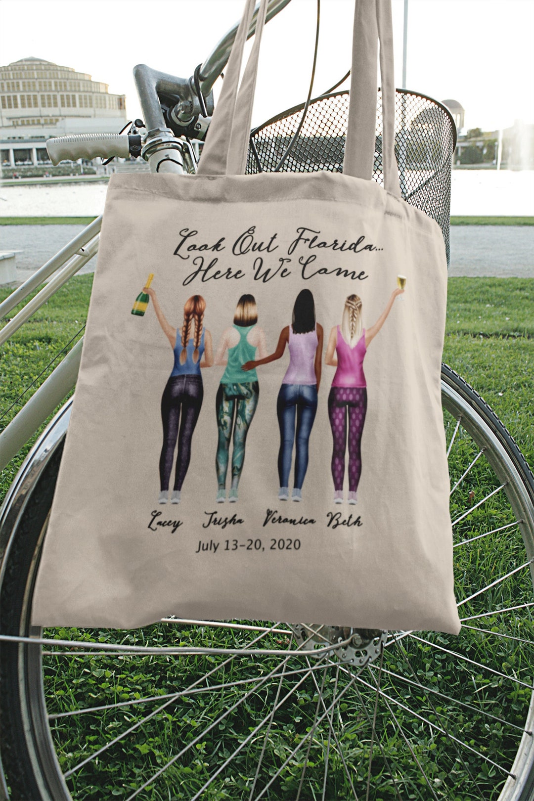 Girls Trip Tote Bag, Best Friends Bag, Girlfriends Gift, Travel Tote ...