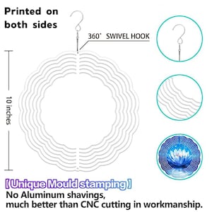 Tropical Stain Glass, Wind Spinner, Yard Art, Garden Decor, Windspinner ...