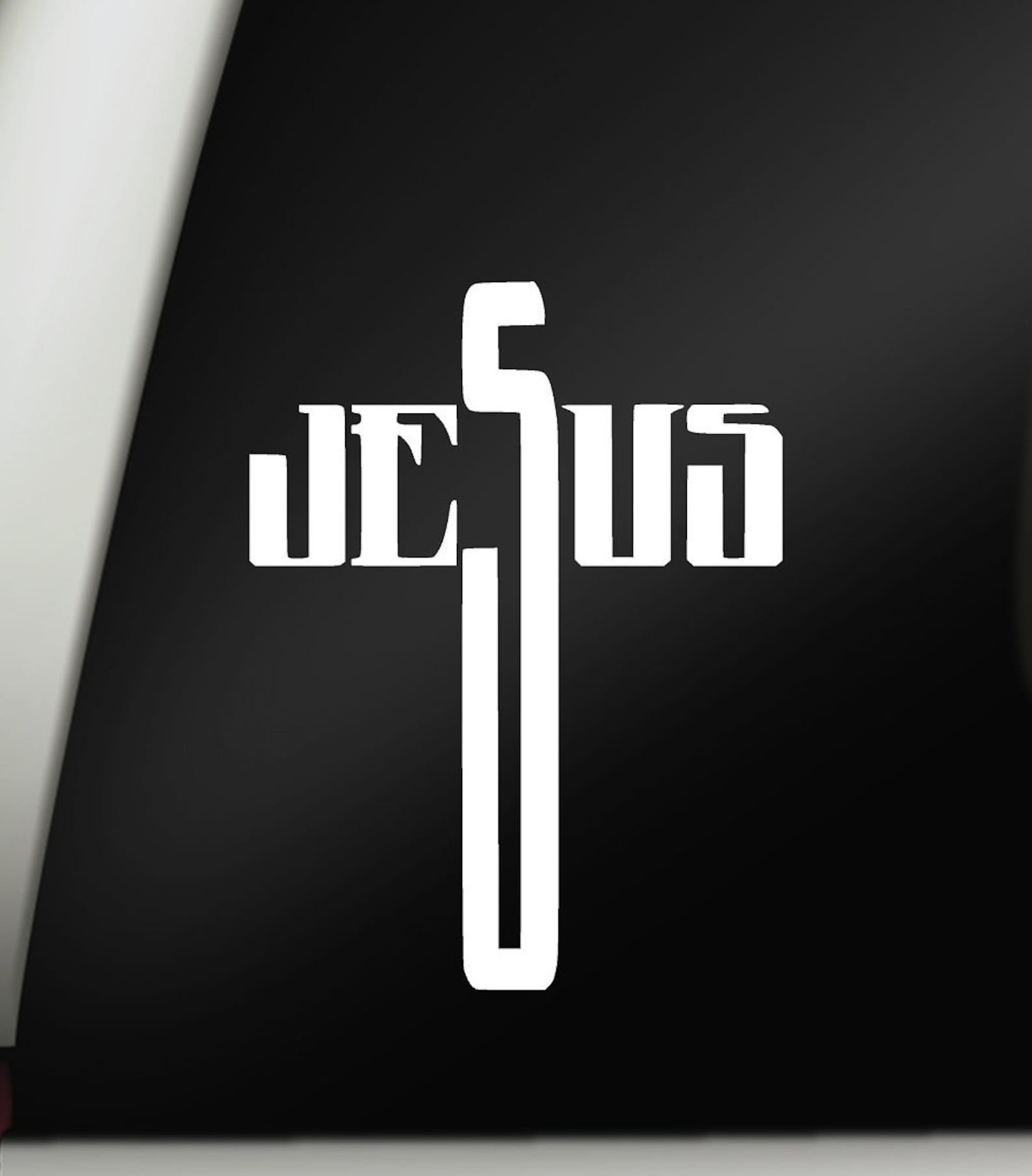 Car Window Decal Jesus Cross Decal Religious Decal Family | Etsy