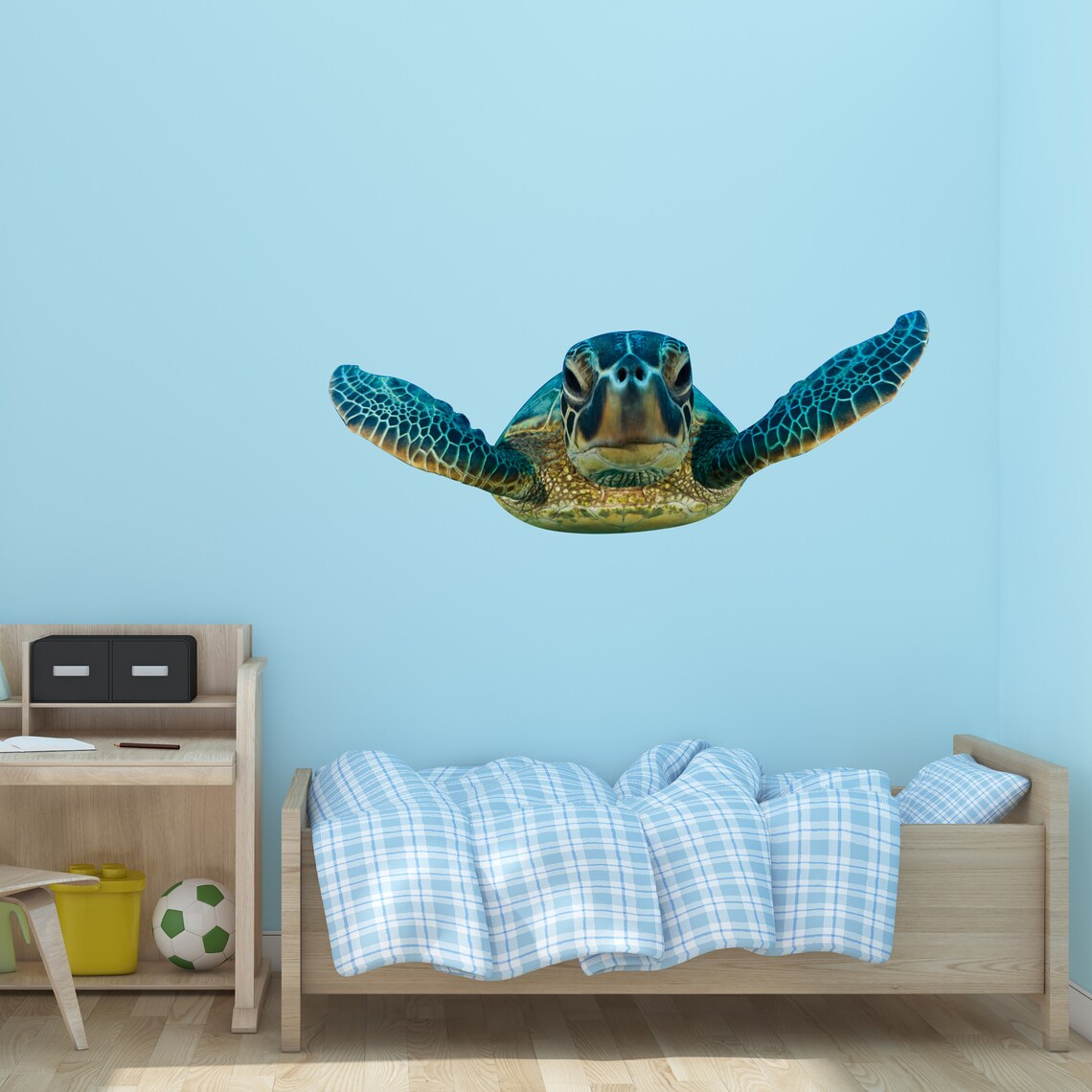 Giant Sea Turtle Wall Decal Tropical Decor Sea Life - Etsy