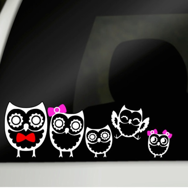 Owl Car Decal - Etsy