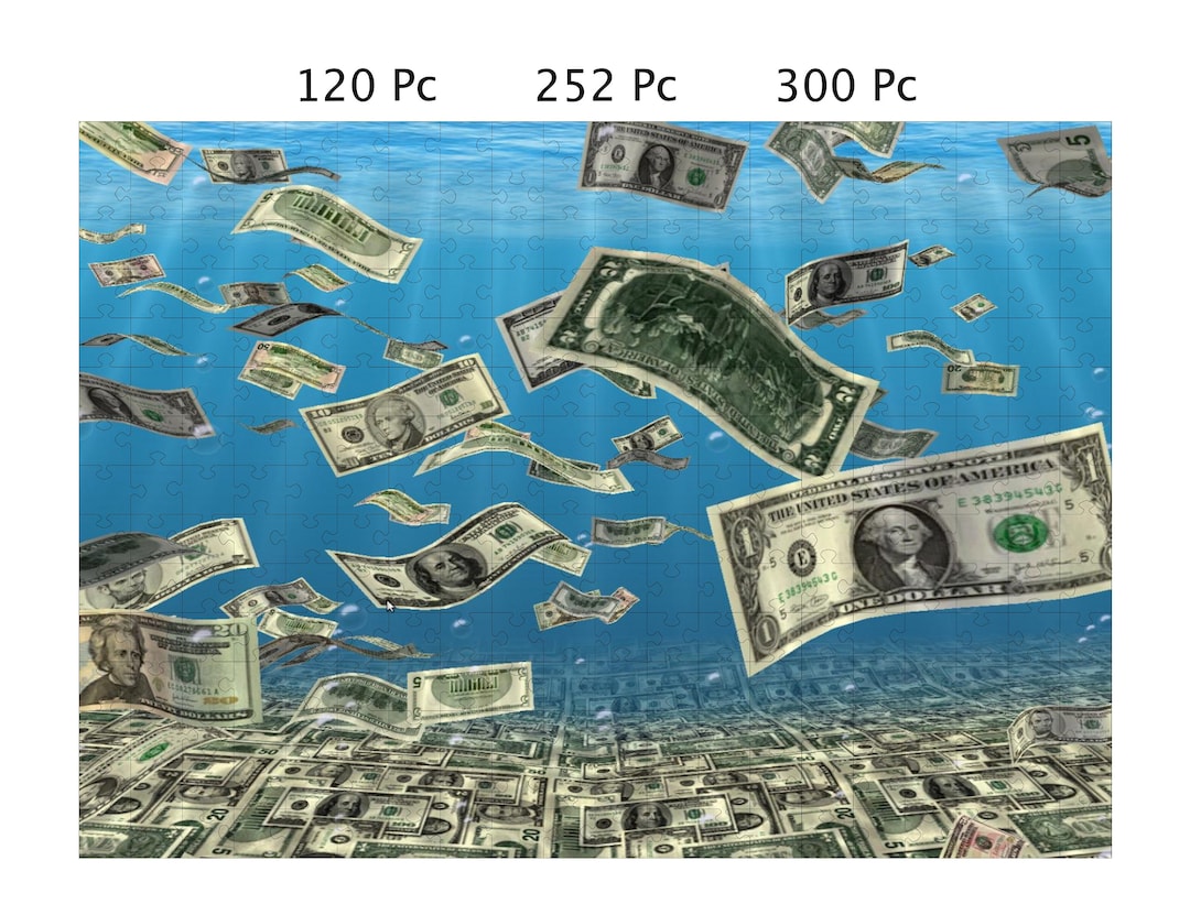 3d Money Puzzle, Floating Money, Water, Game Fun, Table Game, Family ...