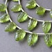 Peridot Carved Leaves AAA Hand Carving Leaf Drops Natural - Etsy