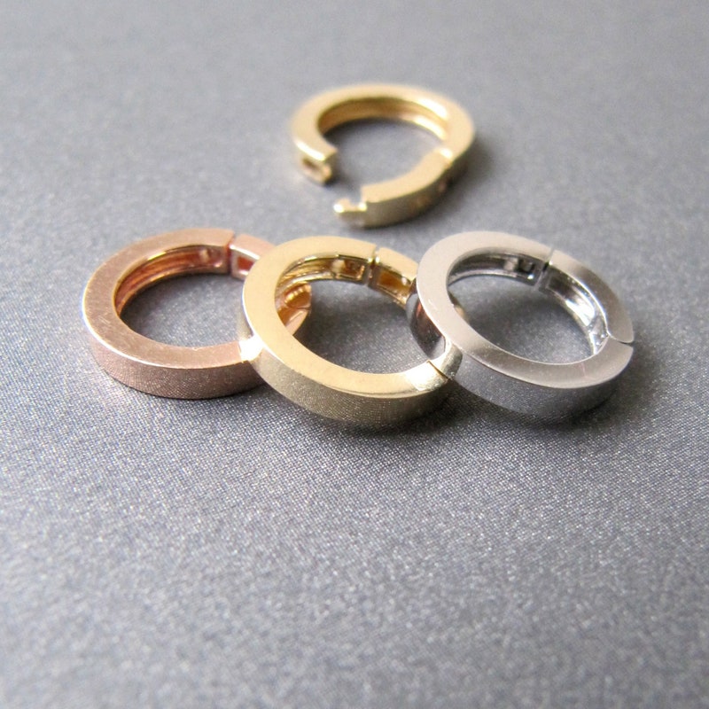 Chiusure per orecchini con una file d'oro e una levetta - Etsy Italia