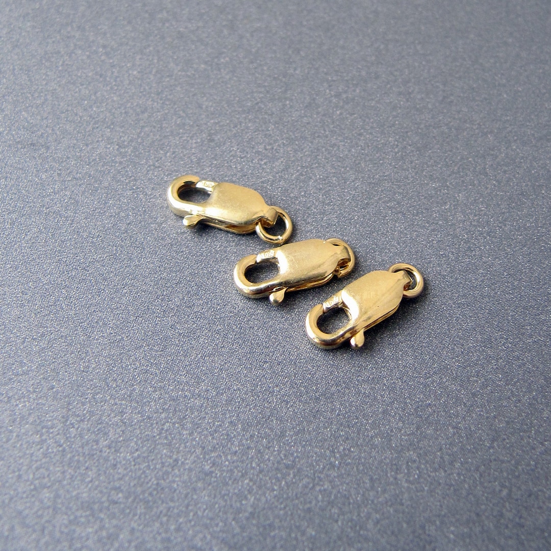 10k Gold Trigger Lobster Clasp • 7mm 8mm 10mm 11mm 13mm Choose Size ...