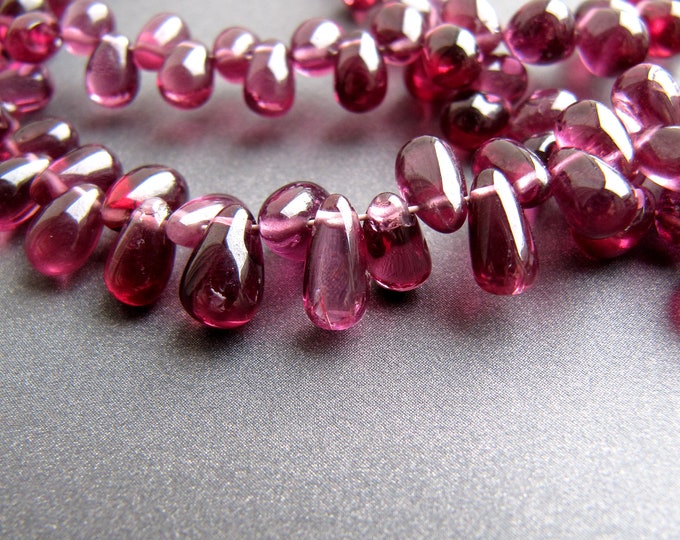 Blue Sapphire Pear Drops • 4x7 to 5x8mm Small • AA+ Micro Faceted ...