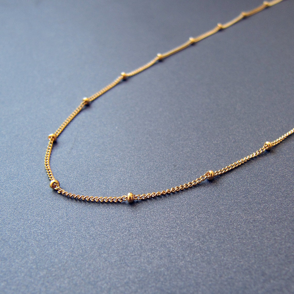 14k Gold Filled Satellite Chain 16 / 18 Inches Necklace - Etsy